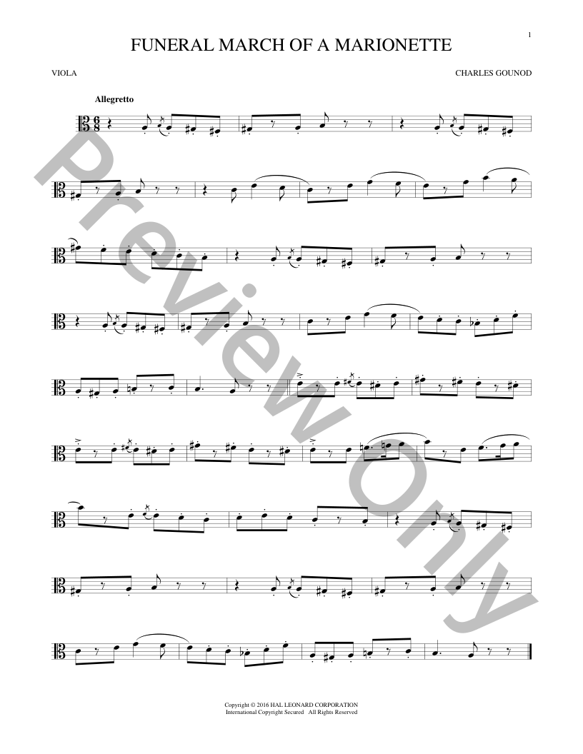 Funeral March Of a Marionette | J.W. Pepper