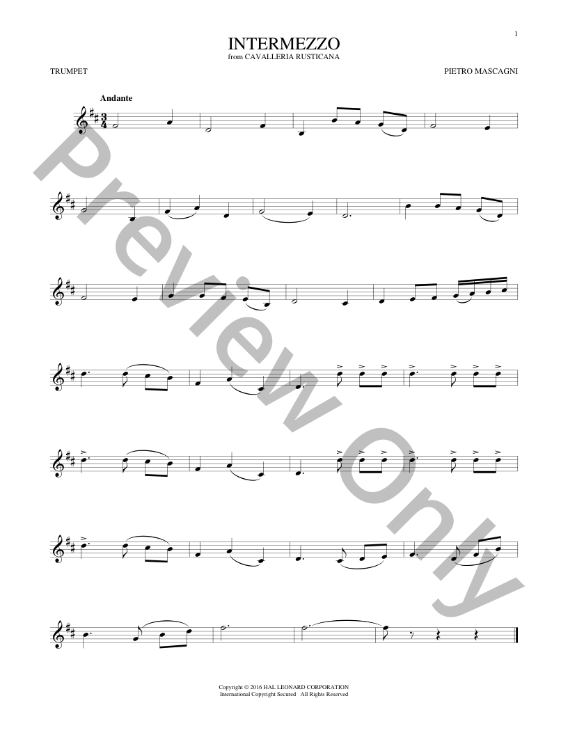 Intermezzo | J.W. Pepper