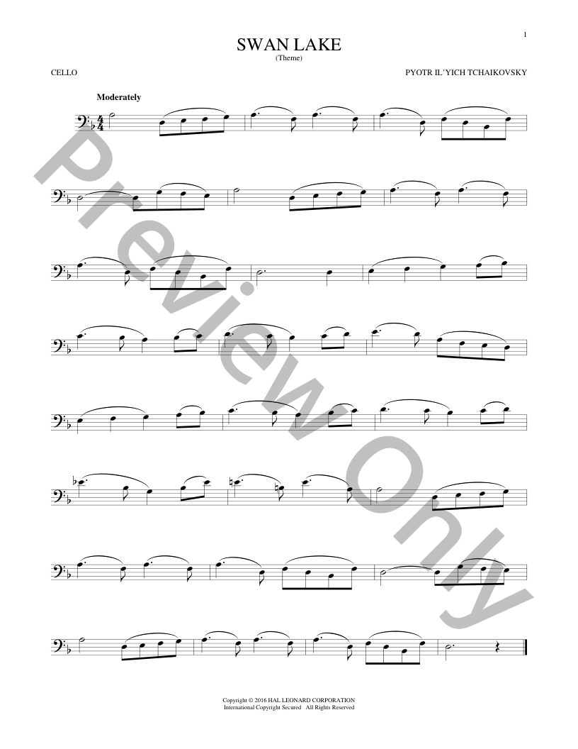 Theme From Swan Lake | J.W. Pepper