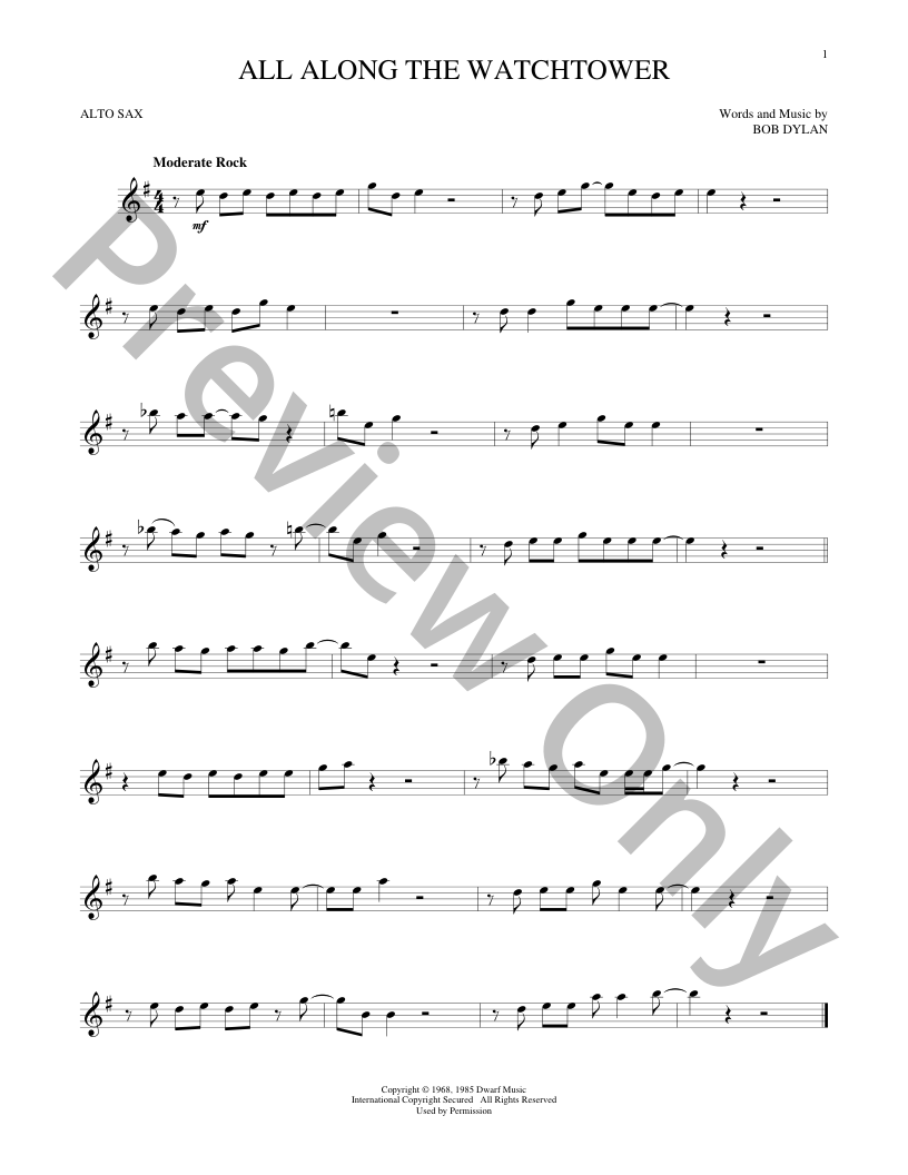 All Along The Watchtower | J.W. Pepper