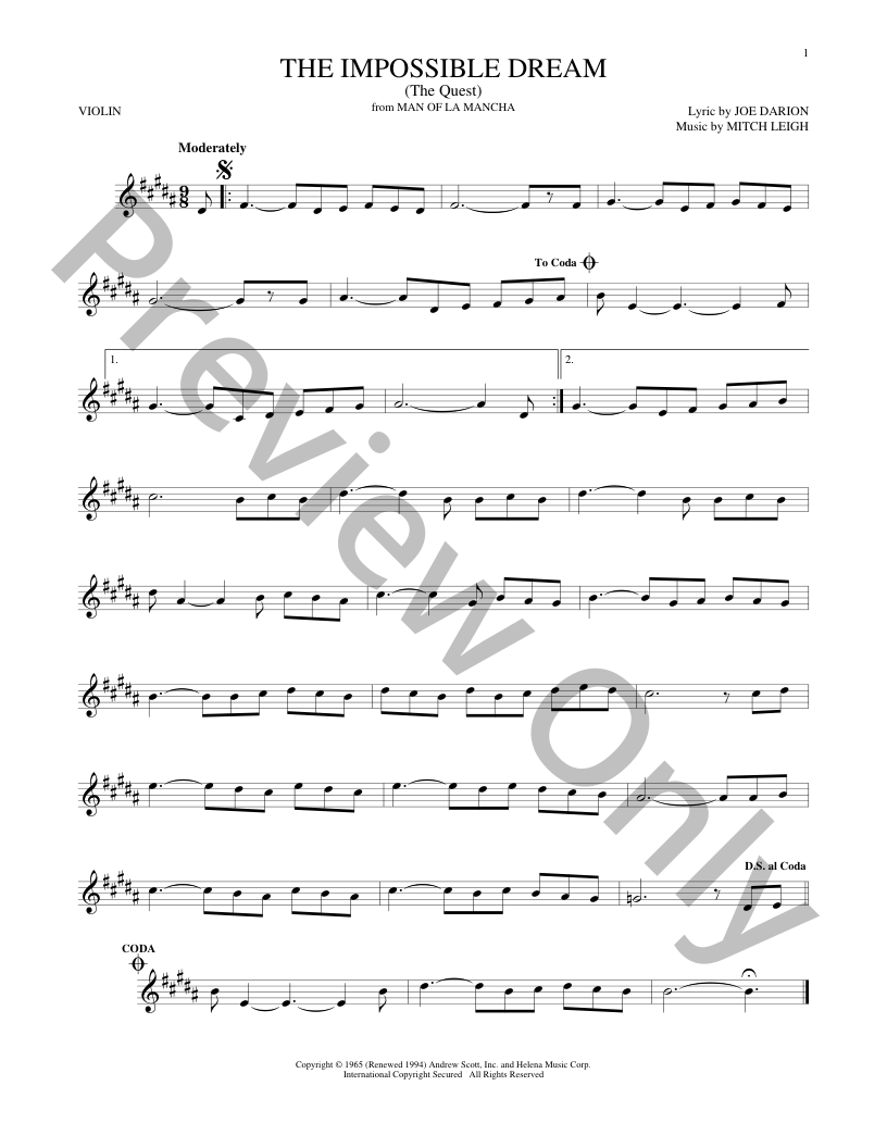 The Impossible Dream (The Quest) | J.W. Pepper