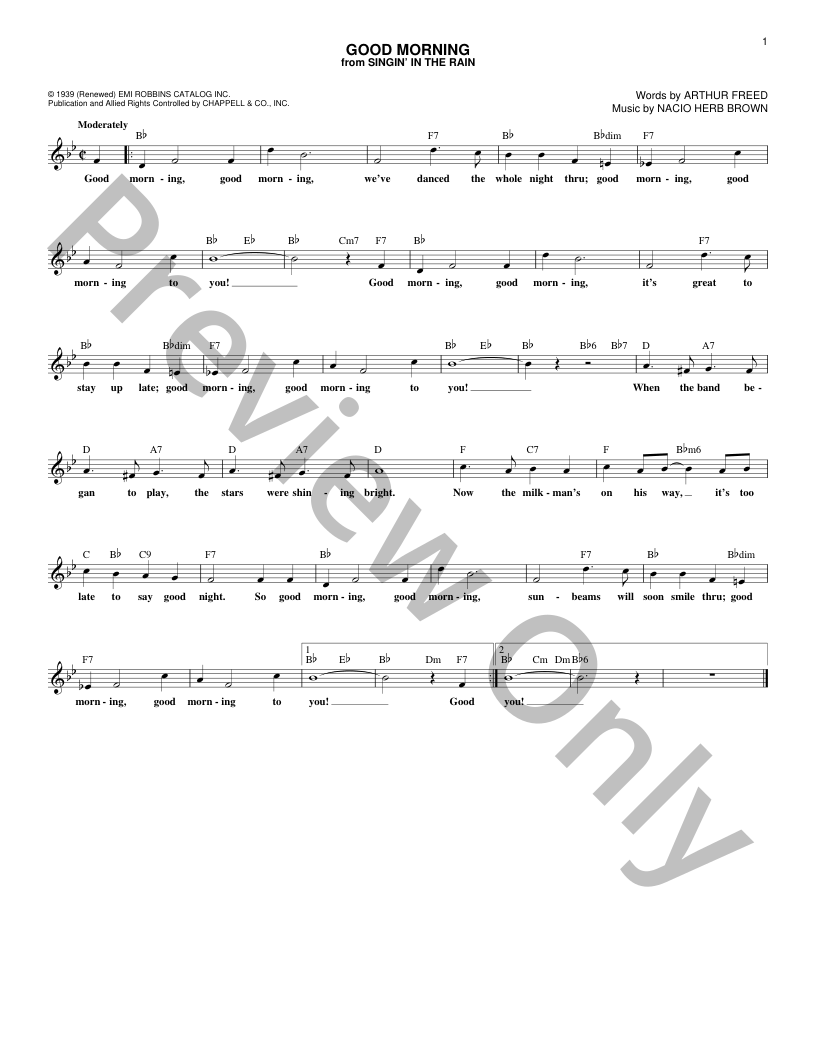 Good Morning | J.W. Pepper