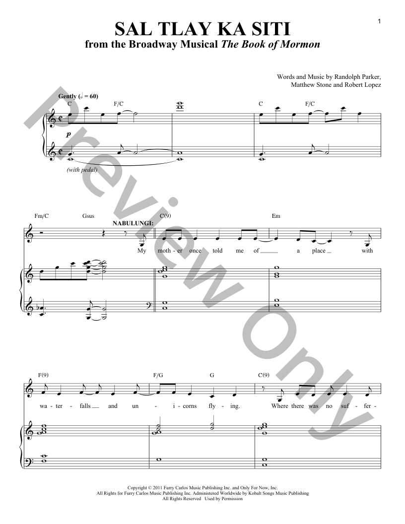 Sal Tlay Ka Siti | J.W. Pepper