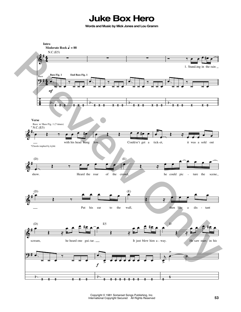 Juke Box Hero | J.W. Pepper