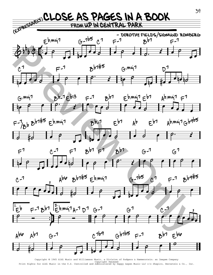 Close As Pages In a Book | J.W. Pepper