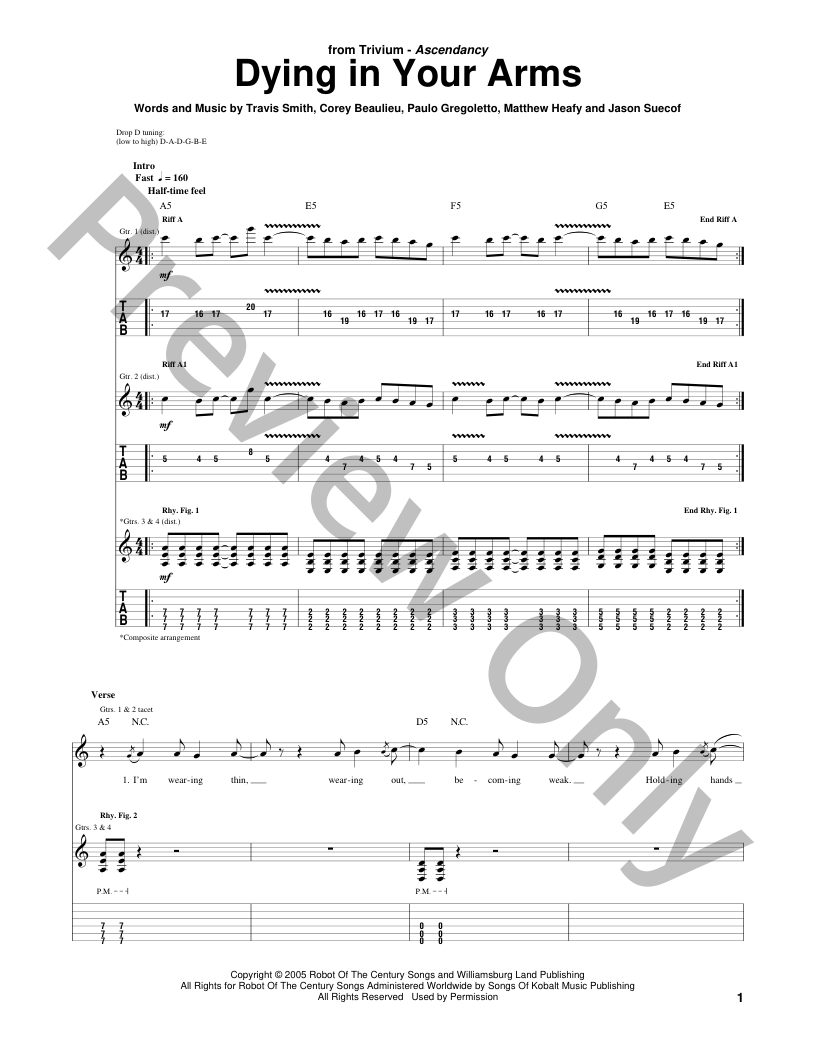 Dying In Your Arms | J.W. Pepper