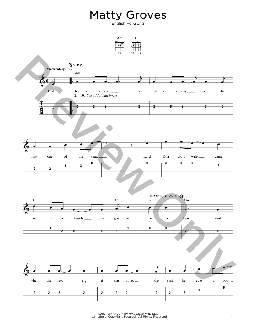 Matty Groves | J.W. Pepper