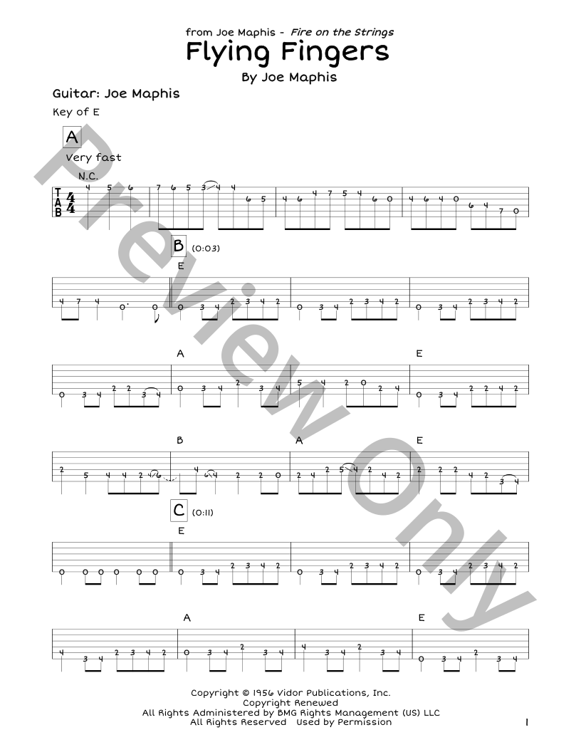 Flying Fingers | J.W. Pepper