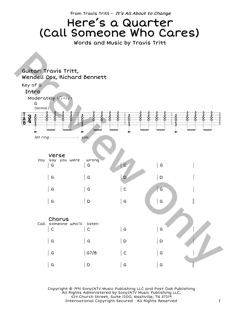 Here's a Quarter (Call Someone Who Cares) | J.W. Pepper