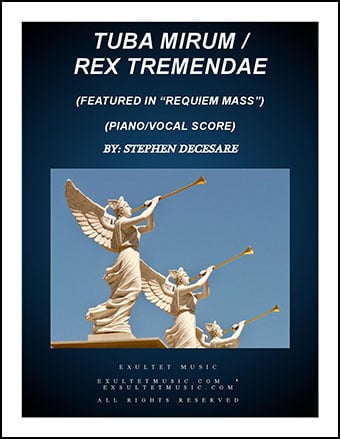 Tuba Mirum/Rex Tremendae from "Requiem Mass" Vocal Sheet Music | J.W ...