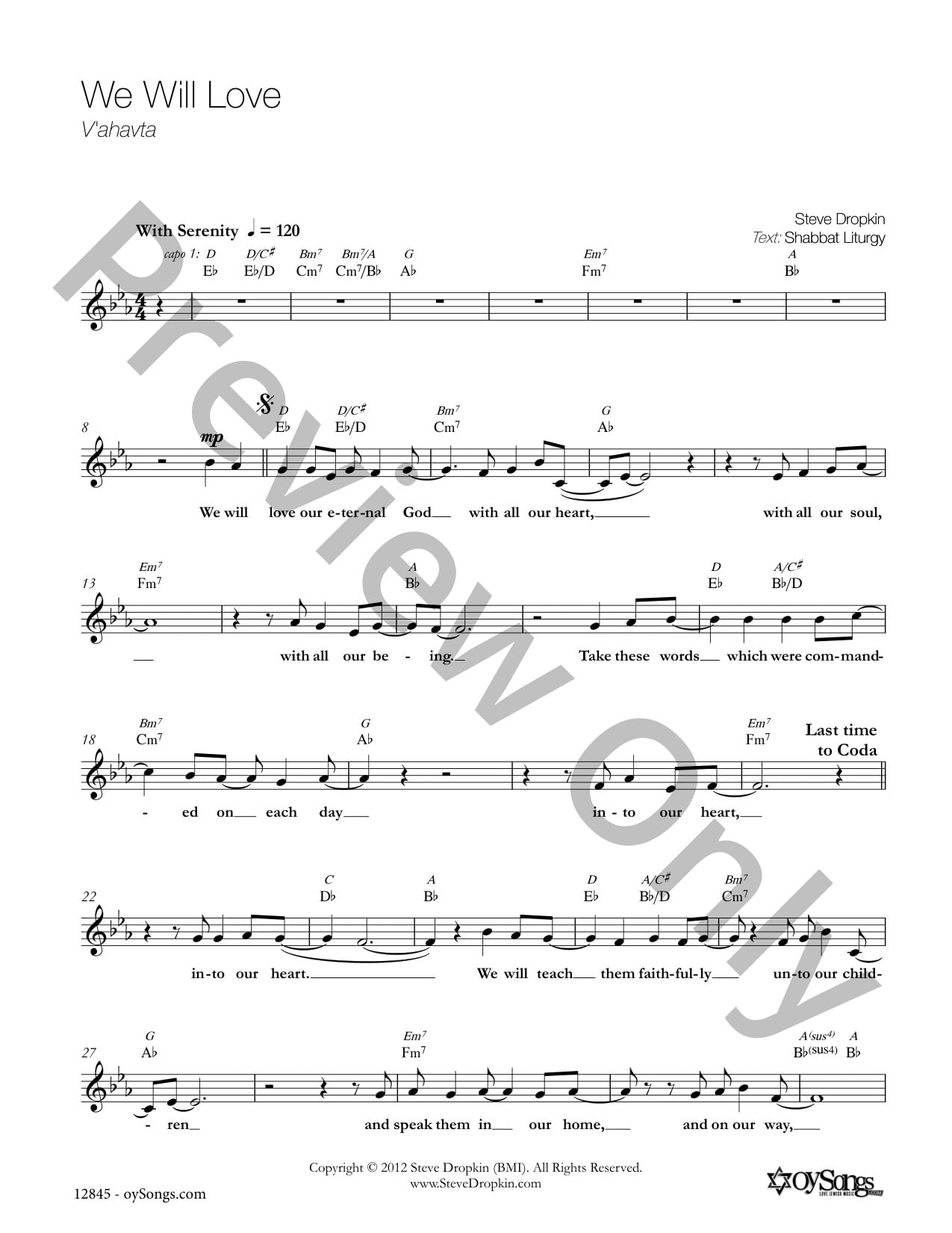 We Will Love P/V/G Sheet Music | J.W. Pepper