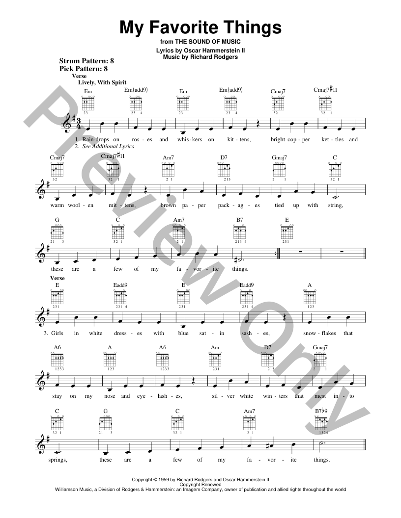 My Favorite Things | J.W. Pepper