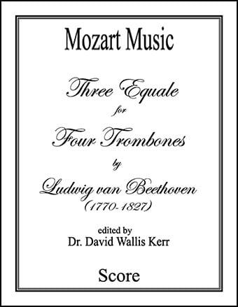 Three Equale for Four Trombones | J.W. Pepper