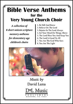 Bible Verse Anthems for the Very Young Church Choir Choral Sheet Music ...