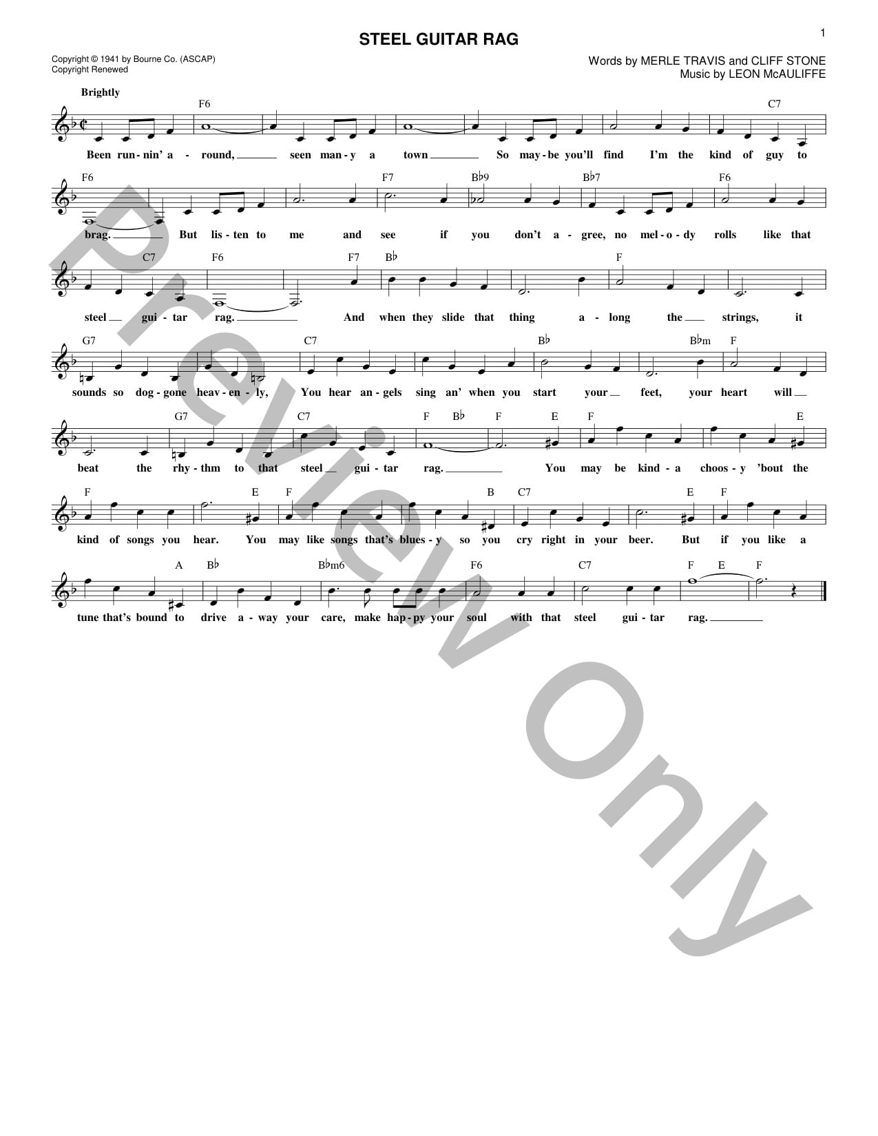 Steel Guitar Rag | J.W. Pepper