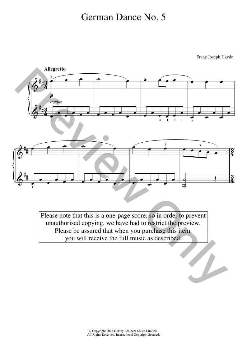 German Dance #5 | J.W. Pepper