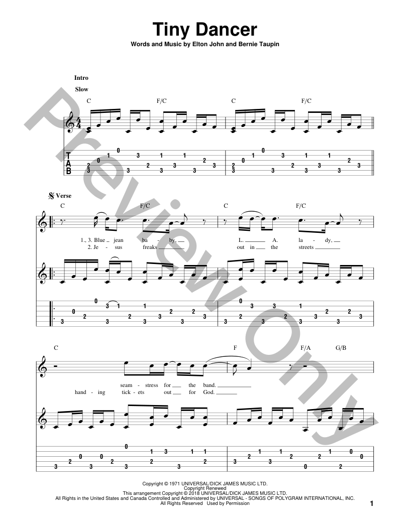 Tiny Dancer | J.W. Pepper