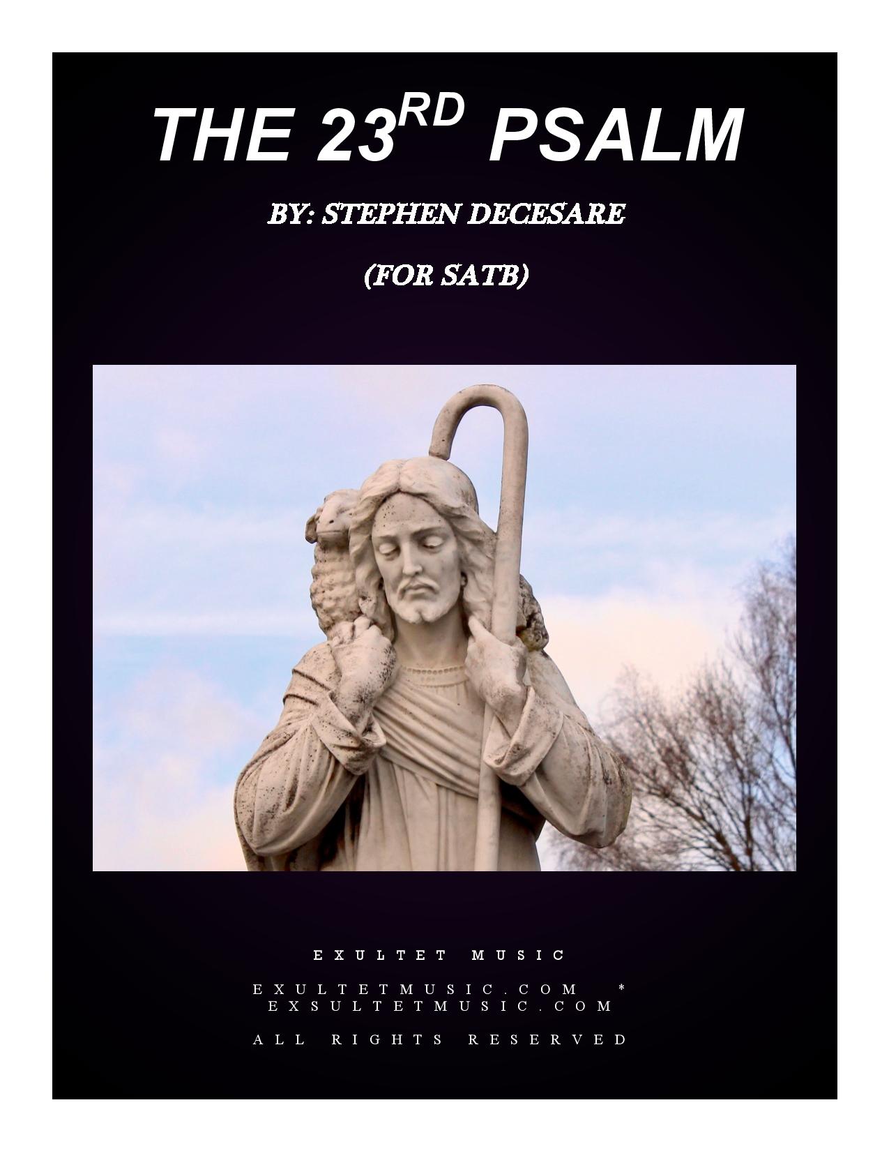 The 23rd Psalm Choral Sheet Music | J.W. Pepper