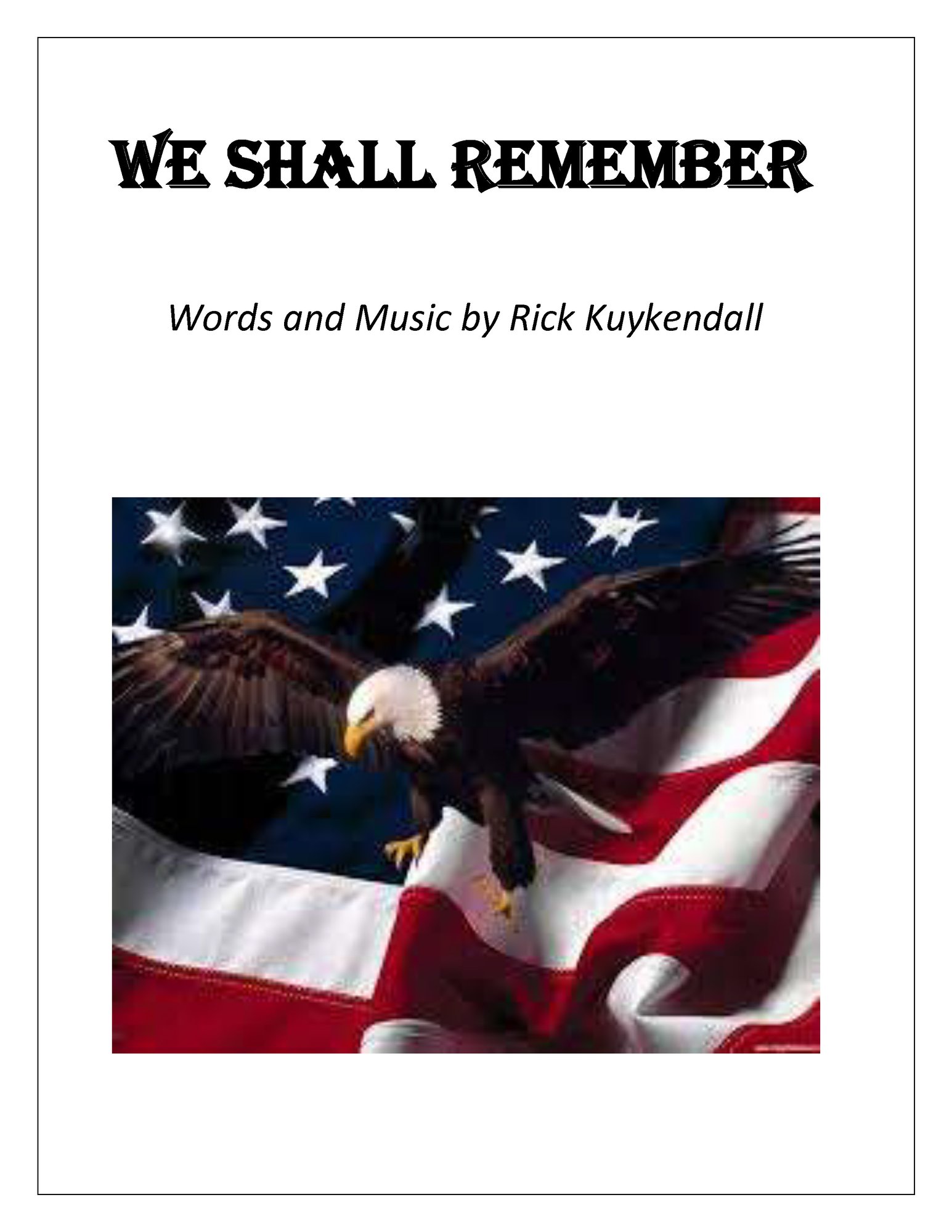 We Shall Remember... Concert Band Sheet Music | J.W. Pepper