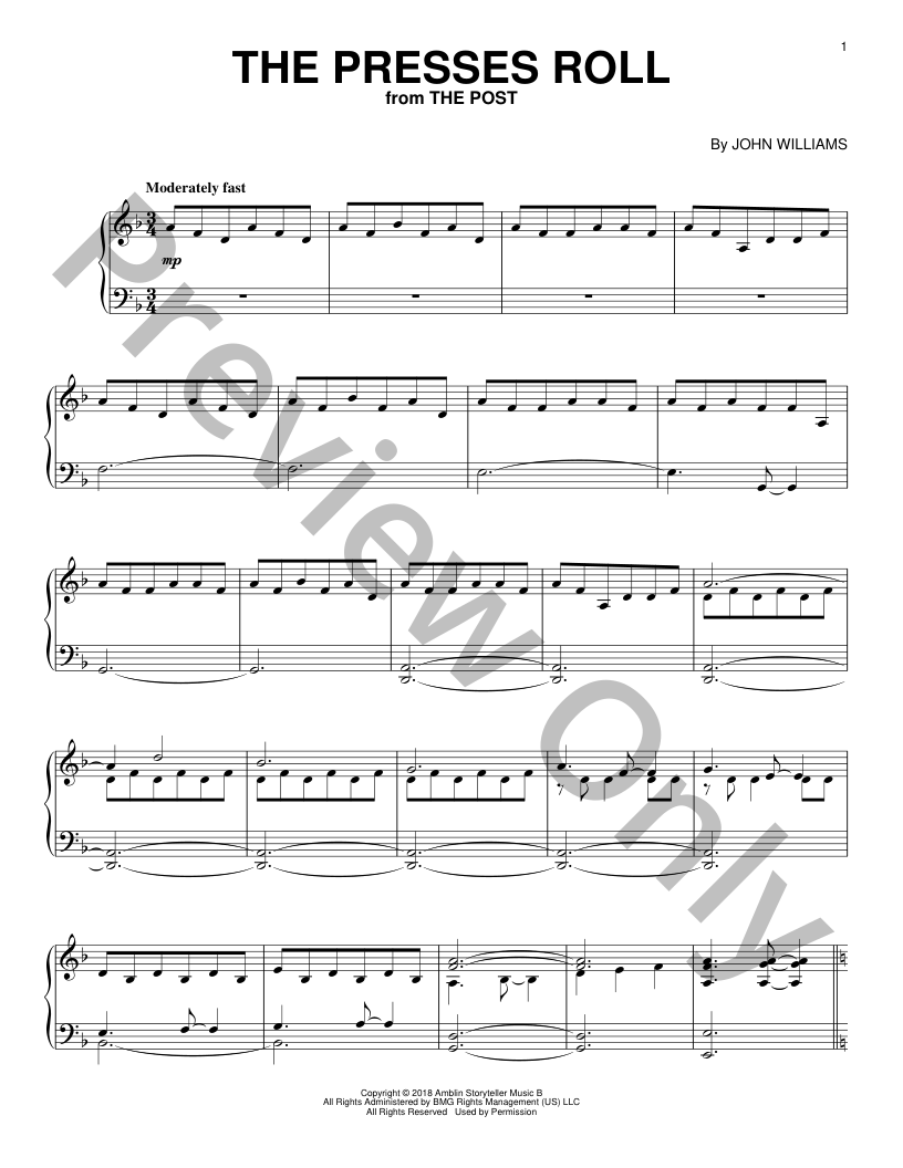 The Presses Roll | J.W. Pepper