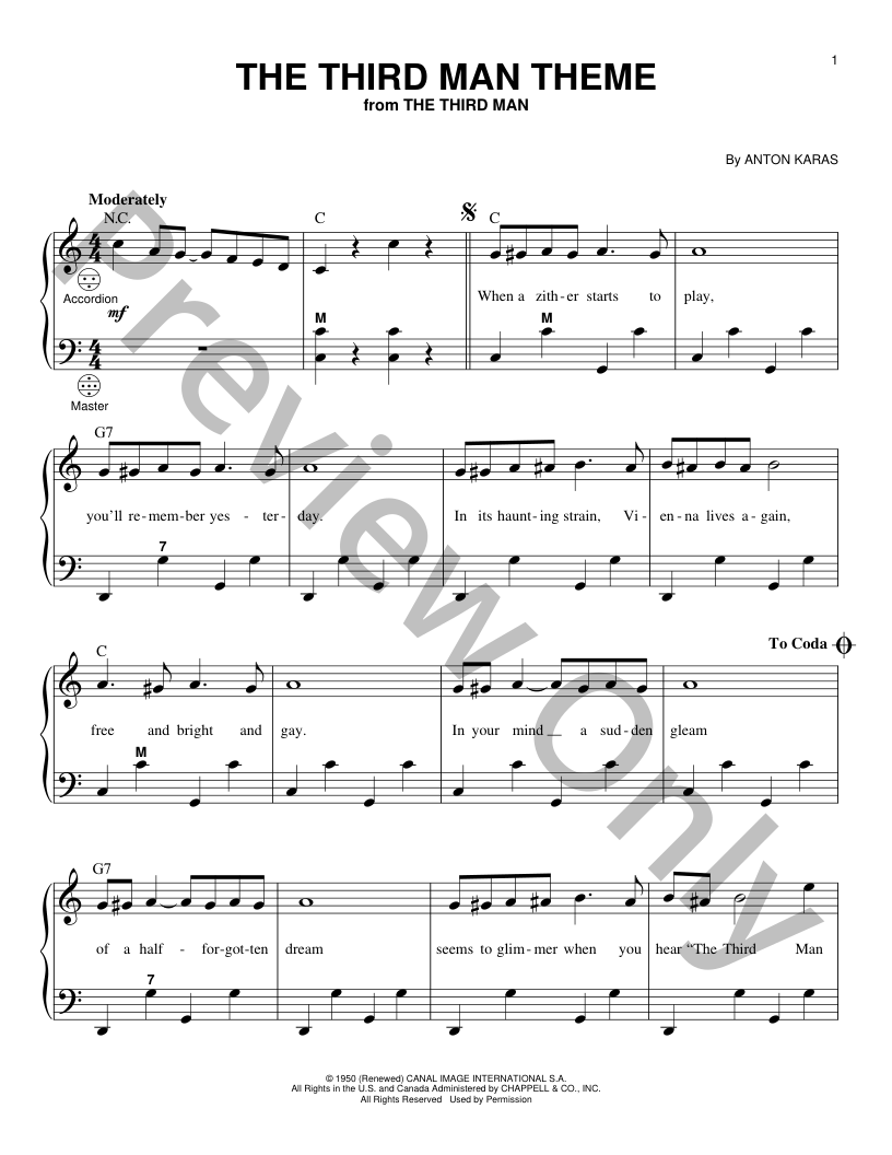 The Third Man Theme | J.W. Pepper