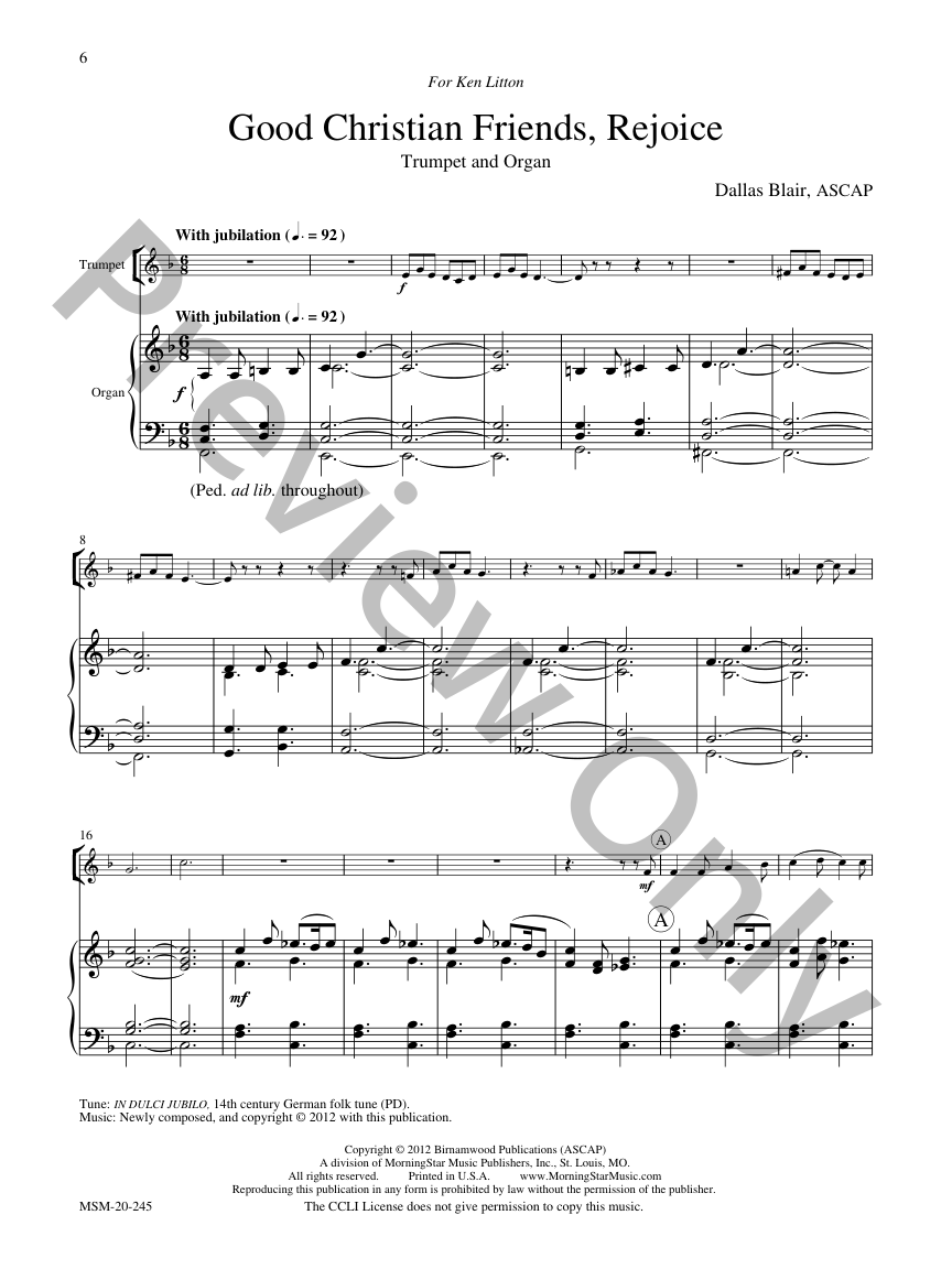 Good Christian Friends, Rejoice | J.W. Pepper