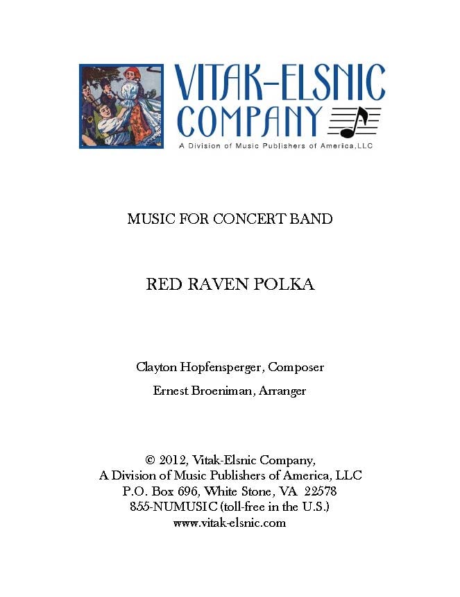 Red Raven Polka Concert Band Sheet Music | J.W. Pepper