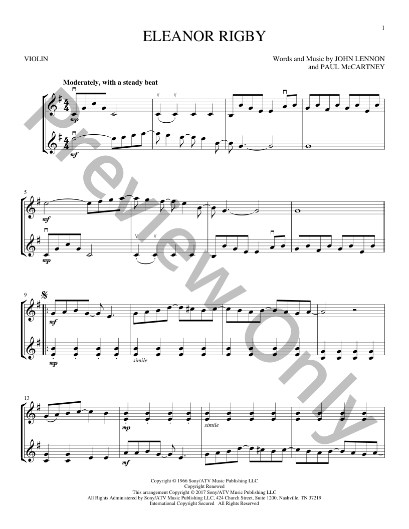 Eleanor Rigby | J.W. Pepper