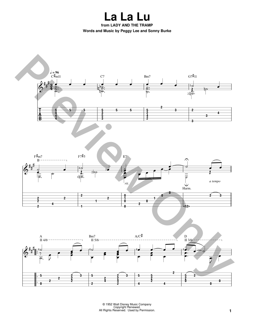 La La Lu | J.W. Pepper