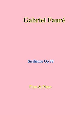 Sicilienne Op. 78 | J.W. Pepper