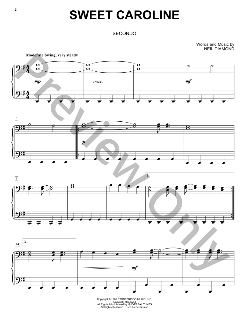 Sweet Caroline | J.W. Pepper