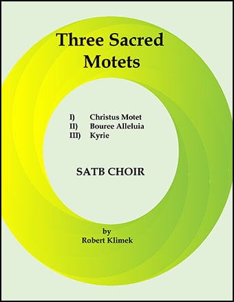 Three Sacred Motets Choral Sheet Music | J.W. Pepper