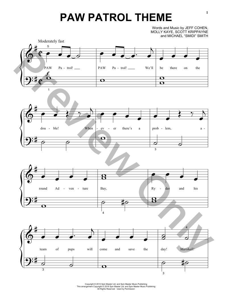 PAW Patrol Theme | J.W. Pepper