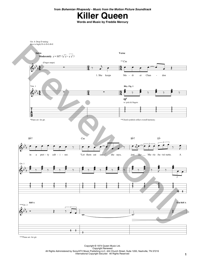 Killer Queen | J.W. Pepper