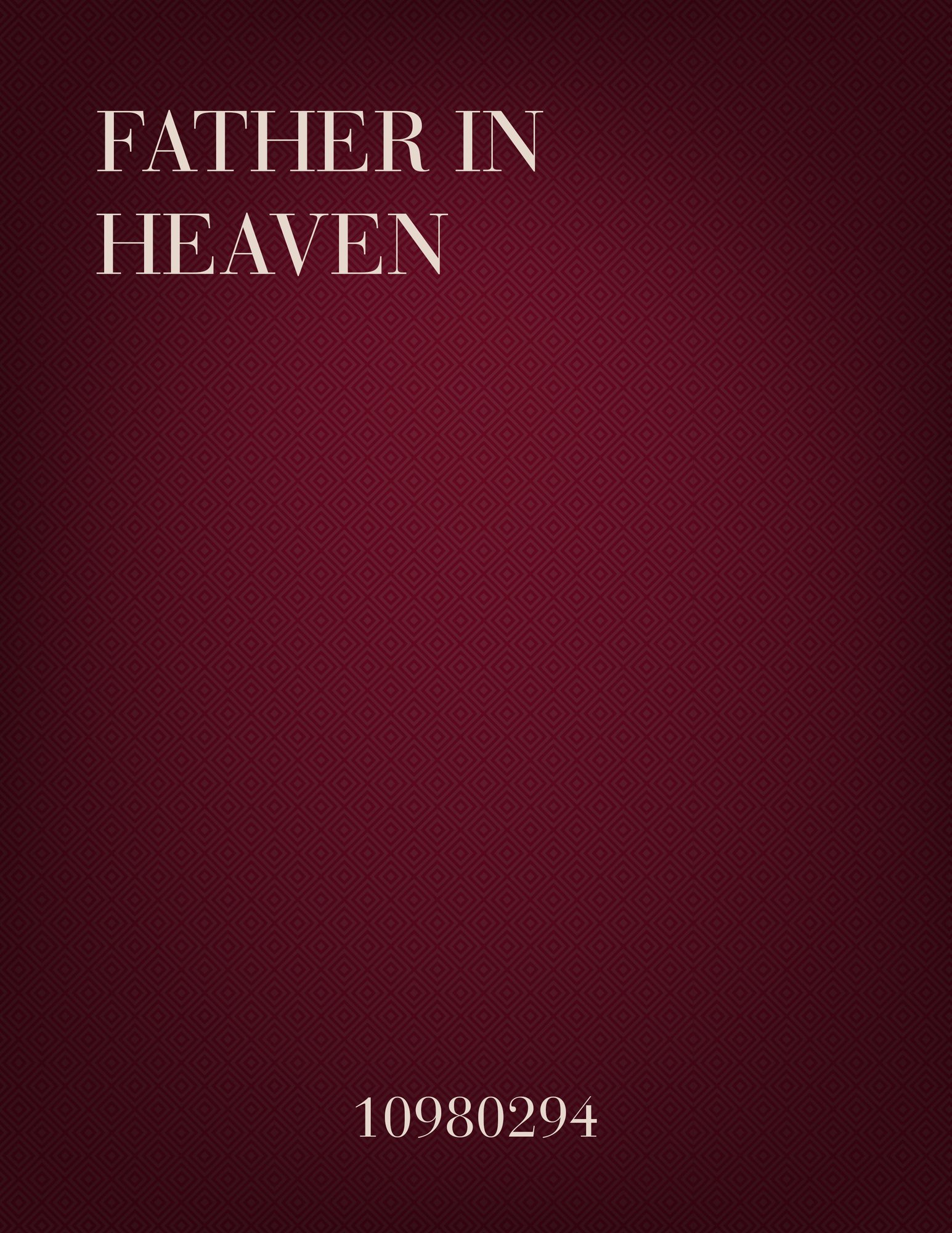 Father in Heaven | J.W. Pepper
