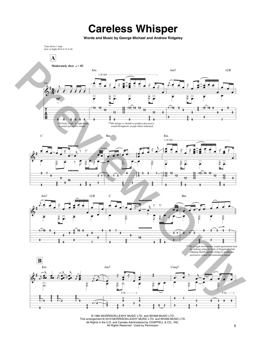 Careless Whisper | J.W. Pepper