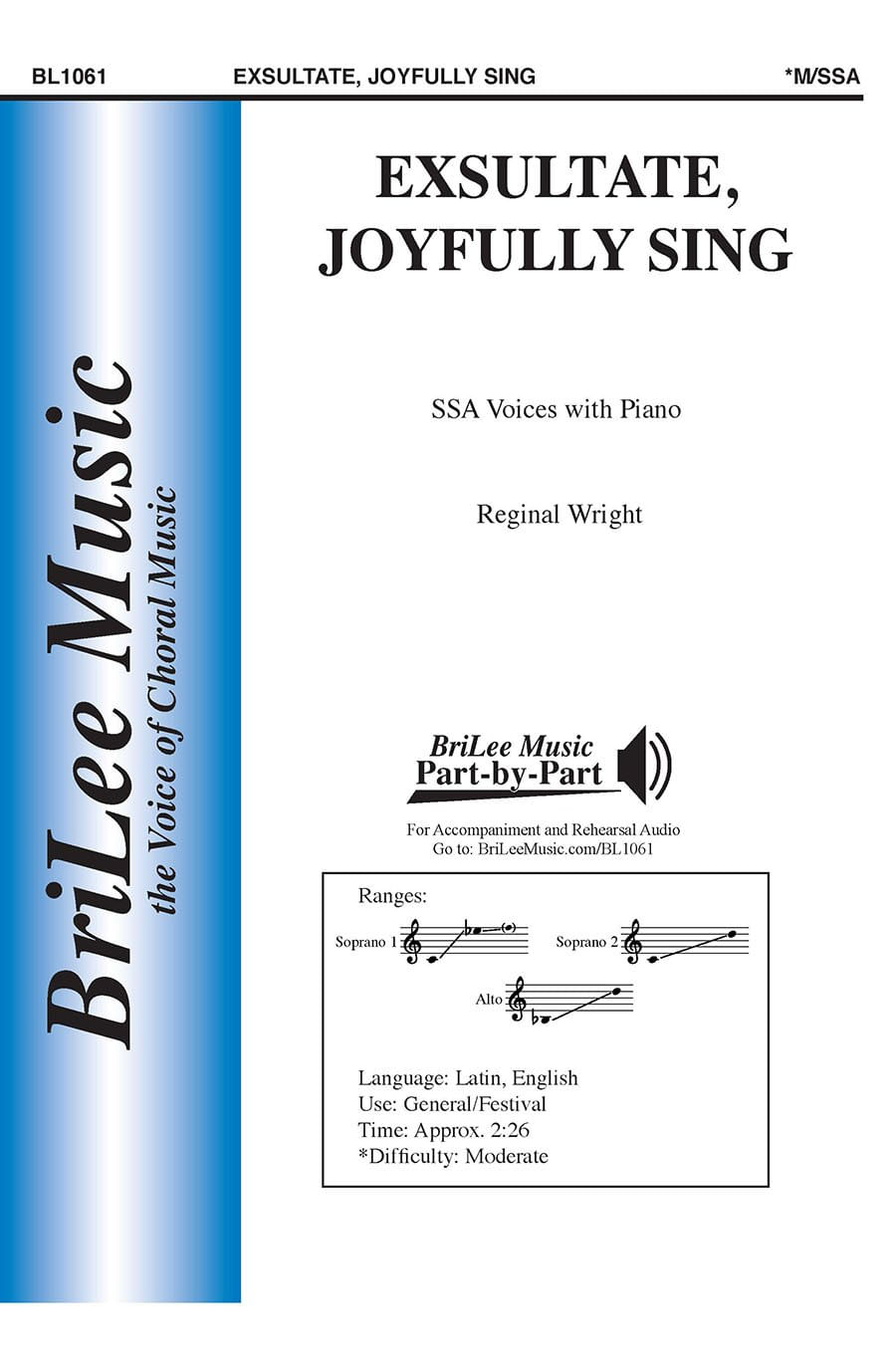 Exsultate, Joyfully Sing | J.W. Pepper