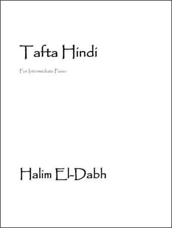 Tafta Hindi Piano Sheet Music | J.W. Pepper