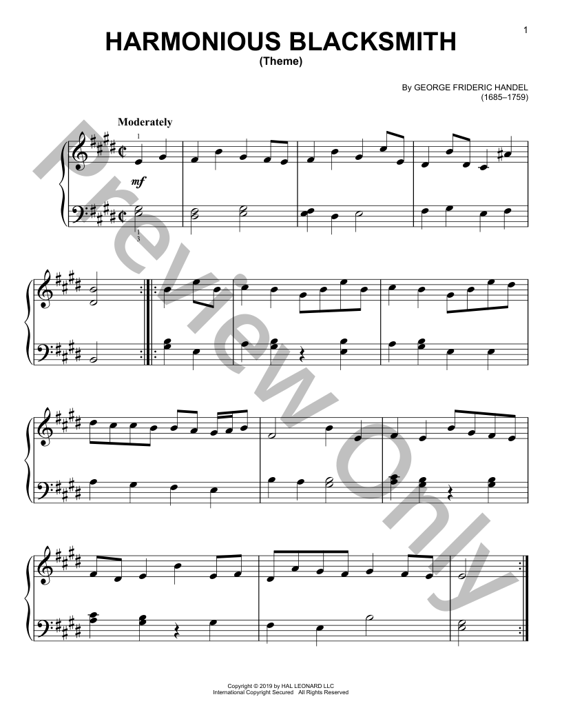 Harmonious Blacksmith | J.W. Pepper