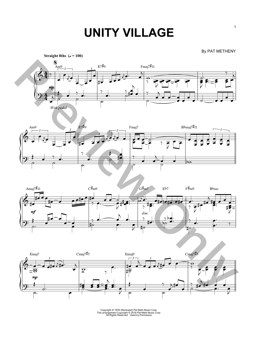 Unity Village | J.W. Pepper