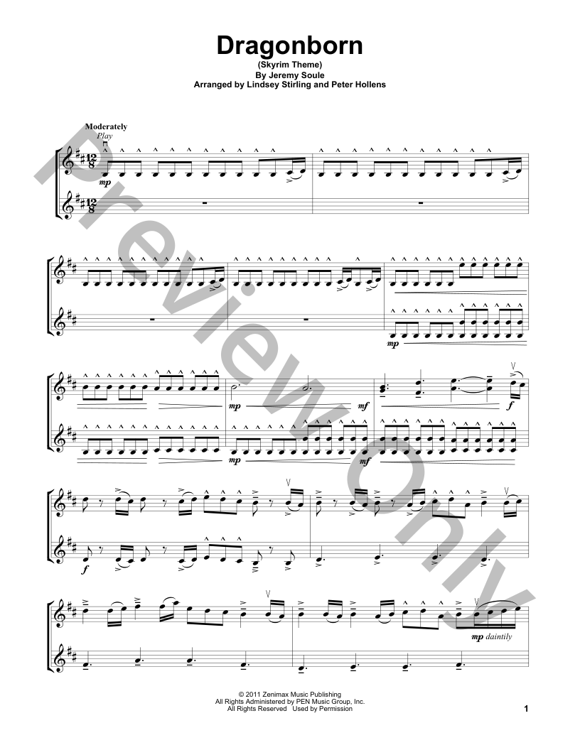 Dragonborn (Skyrim Theme) | J.W. Pepper