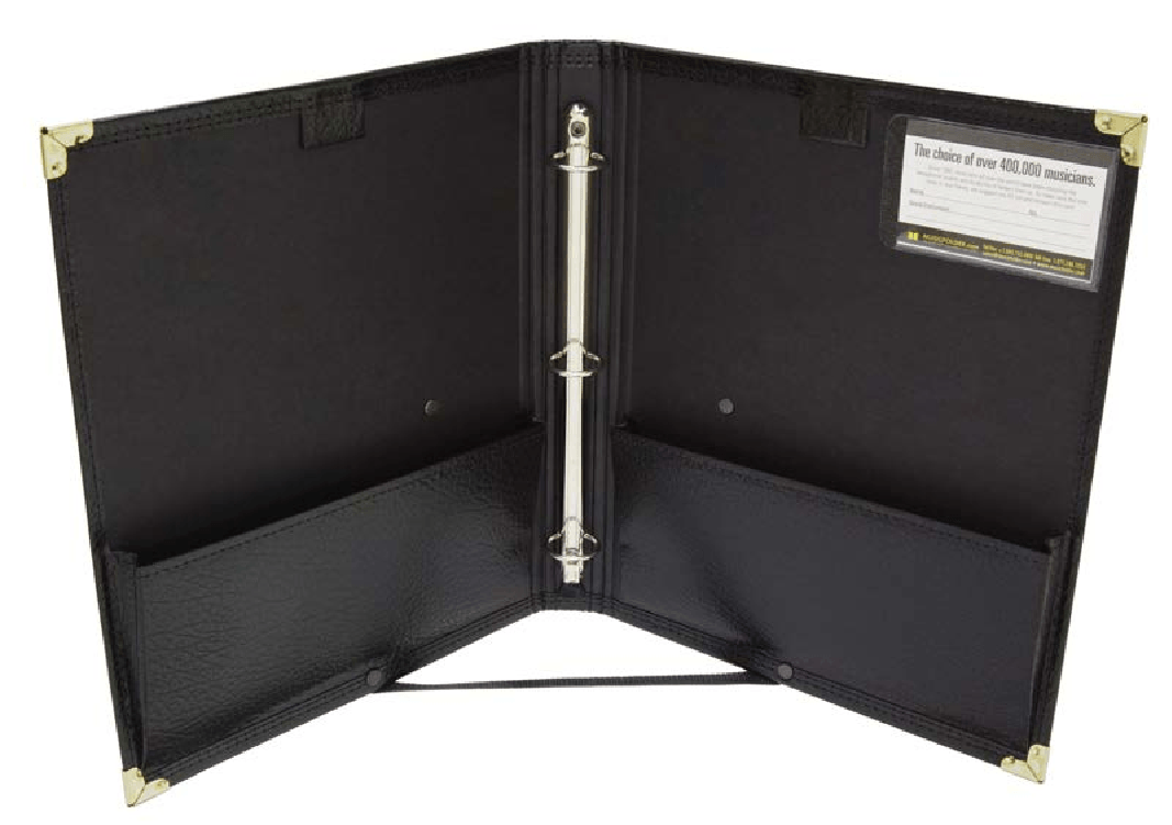 The Black Folder Choir RingBinder Music Folder with 2 Expanding Pockets ...