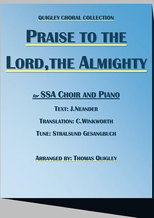 Praise To The Lord, The Almighty Choral Sheet Music | J.W. Pepper