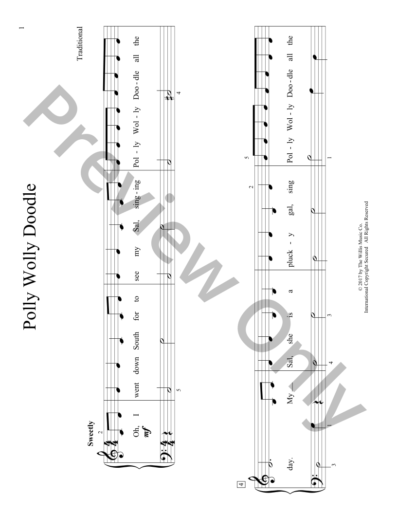 Polly Wolly Doodle | J.W. Pepper