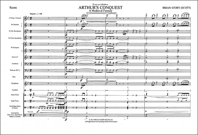 Arthur's Conquest Marching Band Sheet Music | J.W. Pepper