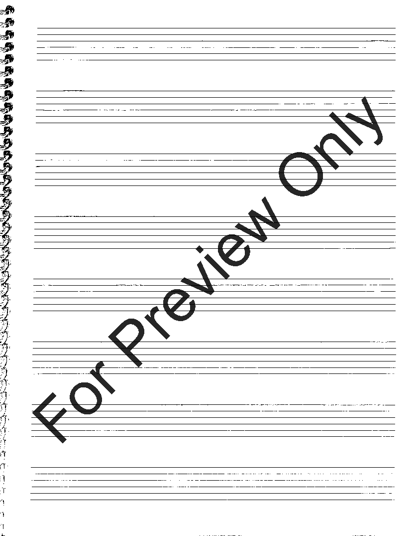 Guitar Tab Manuscript Paper | J.W. Pepper
