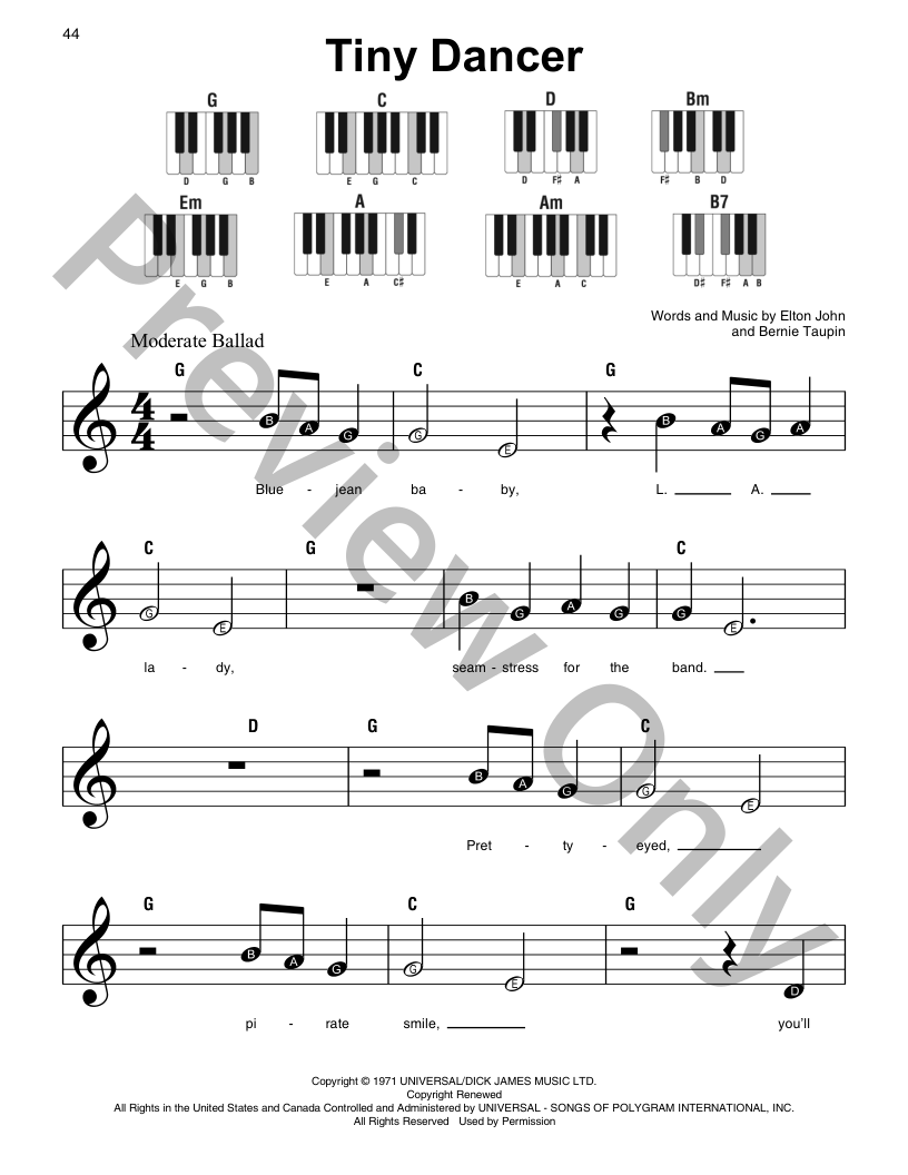 Tiny Dancer | J.W. Pepper