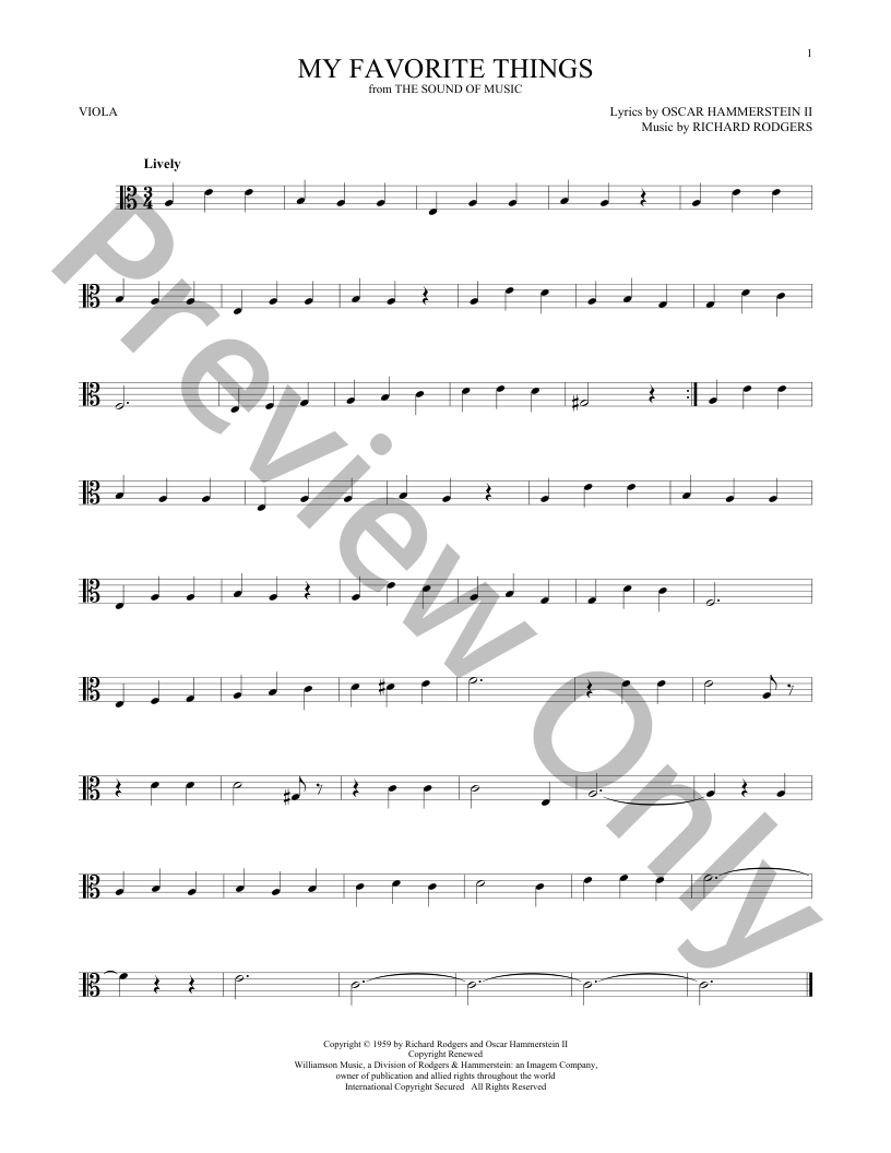 My Favorite Things | J.W. Pepper