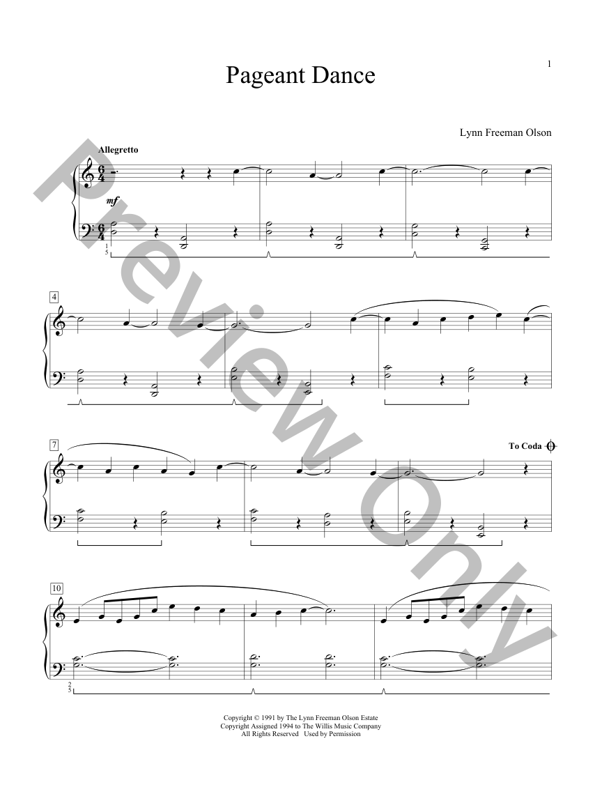 Pageant Dance | J.W. Pepper