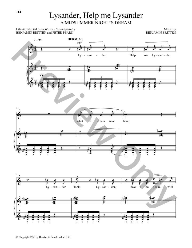 Lysander, Help me Lysander | J.W. Pepper